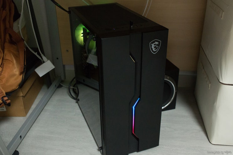 MSI MAG 뱀파이어 010, RGB LED PC 케이스 사용기 : 네이버 블로그