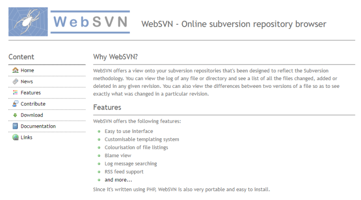 WebSVN - 웹 브라우저로 SVN 저장소를 확인할 수 있는 오픈소스 프로젝트 : 네이버 블로그