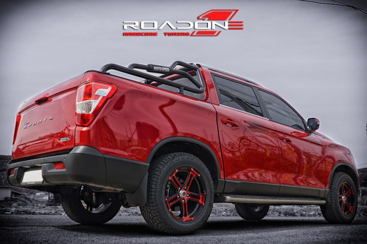 렉스턴스포츠 무본 UG15 일체형 서스펜션 튜닝, 리프트업, 인치업 일체형 쇼바 장착 by 로드원 : 네이버 블로그