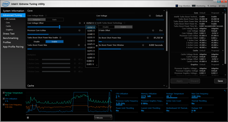 노트북 언더볼팅을 해보자!!(Intel XTU, 언더볼팅 하는법) : 네이버 블로그