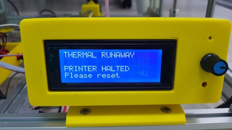 3D프린팅 중~Thermal Runaway printer halted please reset : 네이버 블로그