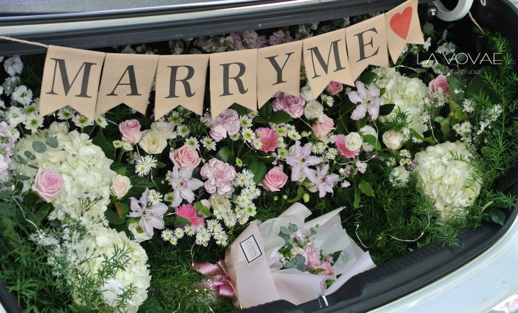 생화트렁크프로포즈 아반떼md 트렁크프로포즈 프로포즈이벤트 수원 영통 광교 용인 흥덕 분당 프로포즈 자동차프로포즈 자동차