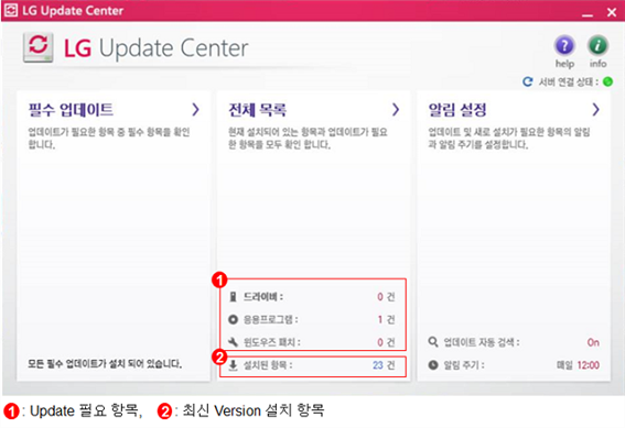 LG Update Center 이용 방법 : 네이버 블로그