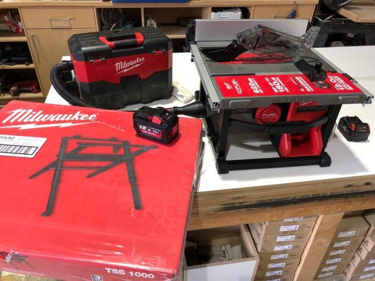 밀워키 테이블 쏘 구입했어요~Milwaukee table saw : 네이버 블로그