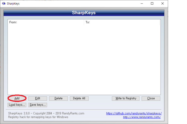 [키 매핑]SharpKeys v3.9 : 네이버 블로그