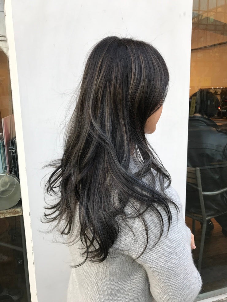 톤다운 발레아쥬 사파이어라벤더애쉬 Balayage 투톤염색 발리아쥬 홍대 로얄살롱 정우제 네이버 블로그