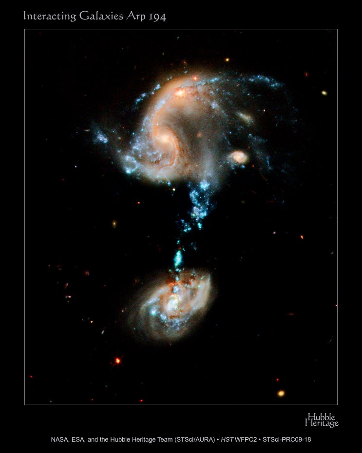 Interacting Galaxies Group Arp 194 : 네이버 블로그