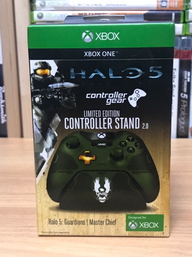 Controller Gear Halo 5 Master Chief - Controller Stand - Xbox One 오픈케이스 ...