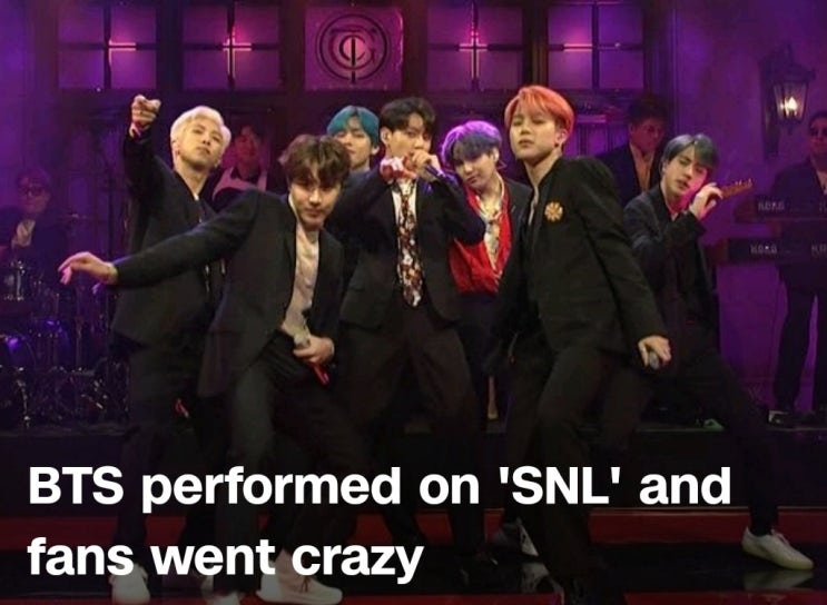 SNL에 출연한 BTS / take a jab at, pitch-perfect 무슨 뜻? : 네이버 블로그