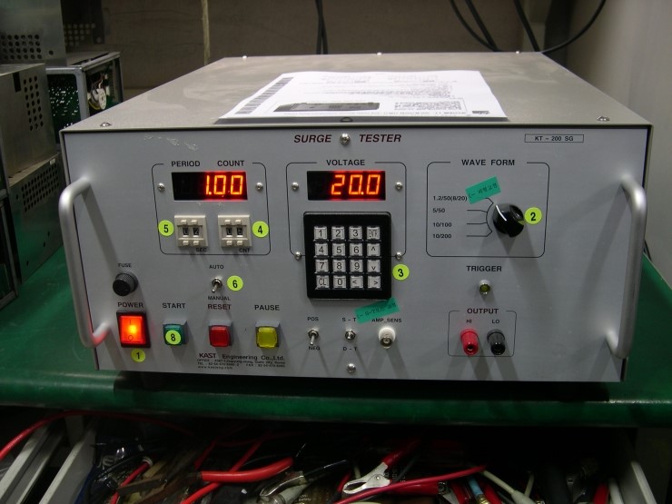 KAST KT-200 SG SURGE TESTER ( 부품 써지 시험기) : 네이버 블로그