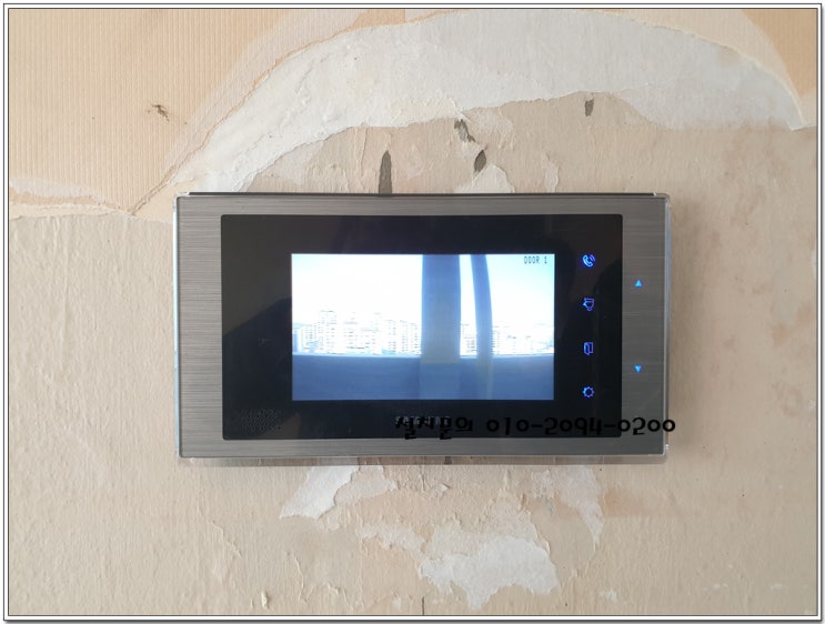 목동 비디오폰도어락설치/양천구 목동 신시가지 4단지아파트 삼성비디오폰SHT-3517과 삼성디지털도어락SHP-DR950교체설치 : 네이버 블로그