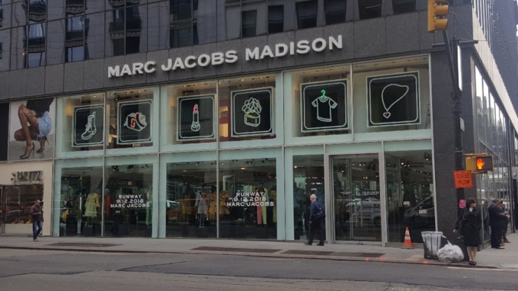 [뉴욕여행/핫플레이스] 뉴욕의 명품 거리 메디슨 에비뉴의 'Marc Jacobs Madison(마크 제이콥스 메디슨 ...