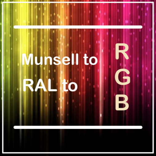 Munsell number to RGB, RAL code to RGB (도장 색채표준 확인하기) : 네이버 블로그