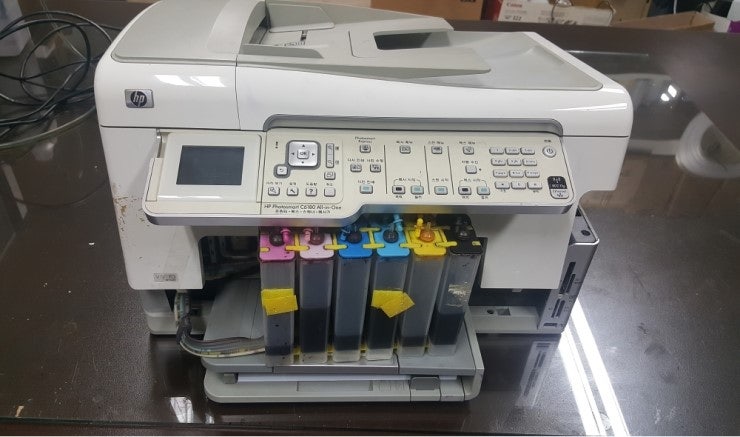 HP Photosmart C6180 All-in-One - 02헤드 수리 [컴프링크] 용인 동백 죽전 분당 성남 프린터 수리 ...