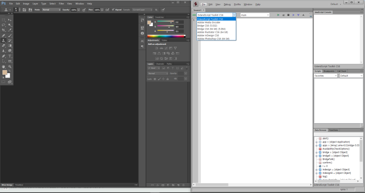 photoshop script 작성해 보기 : 네이버 블로그