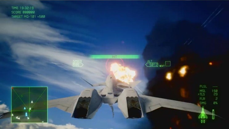 에이스 컴뱃 7 - ADF-11F 플레이 스샷 및 정보 : 네이버 블로그