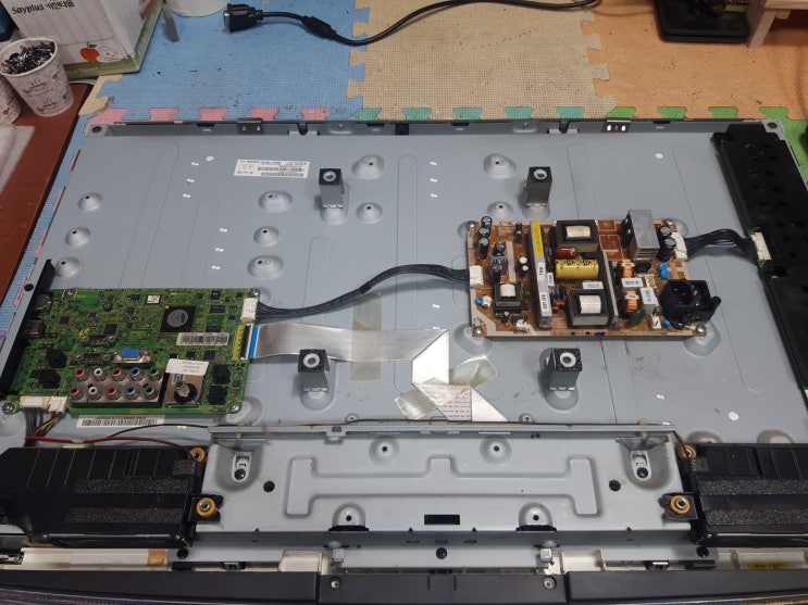 삼성 LCD티비 LN32C450 전원이 안들어와요 : 네이버 블로그