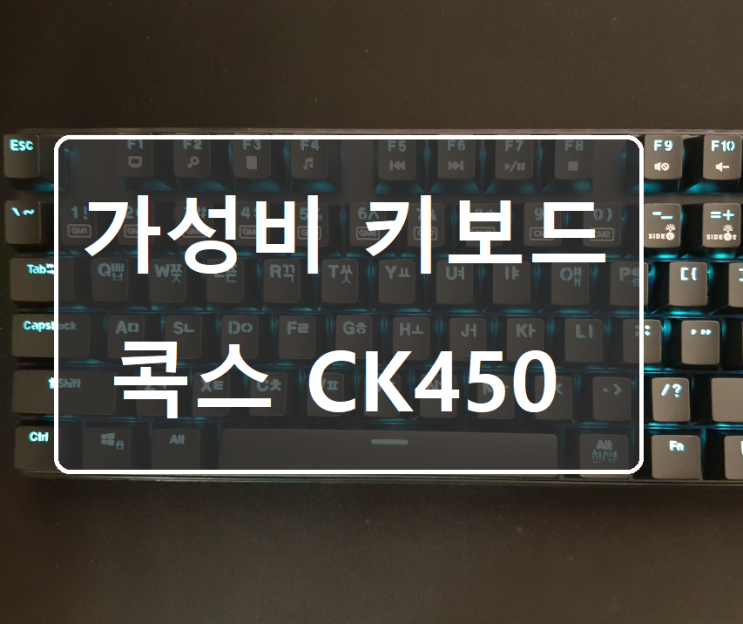 가성비 기계식 키보드 콕스 COX CK450 리뷰 : 네이버 블로그