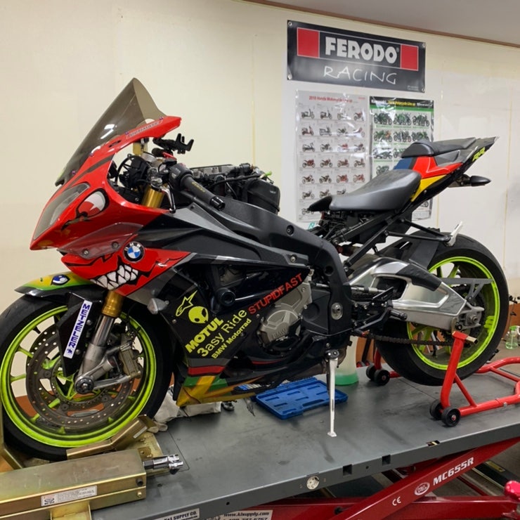 대구제트바이크 Bmw S1000rrngk점화플러그 스프린트 에어필터did금장체인pbr소기어sitta아노다이징 대기어