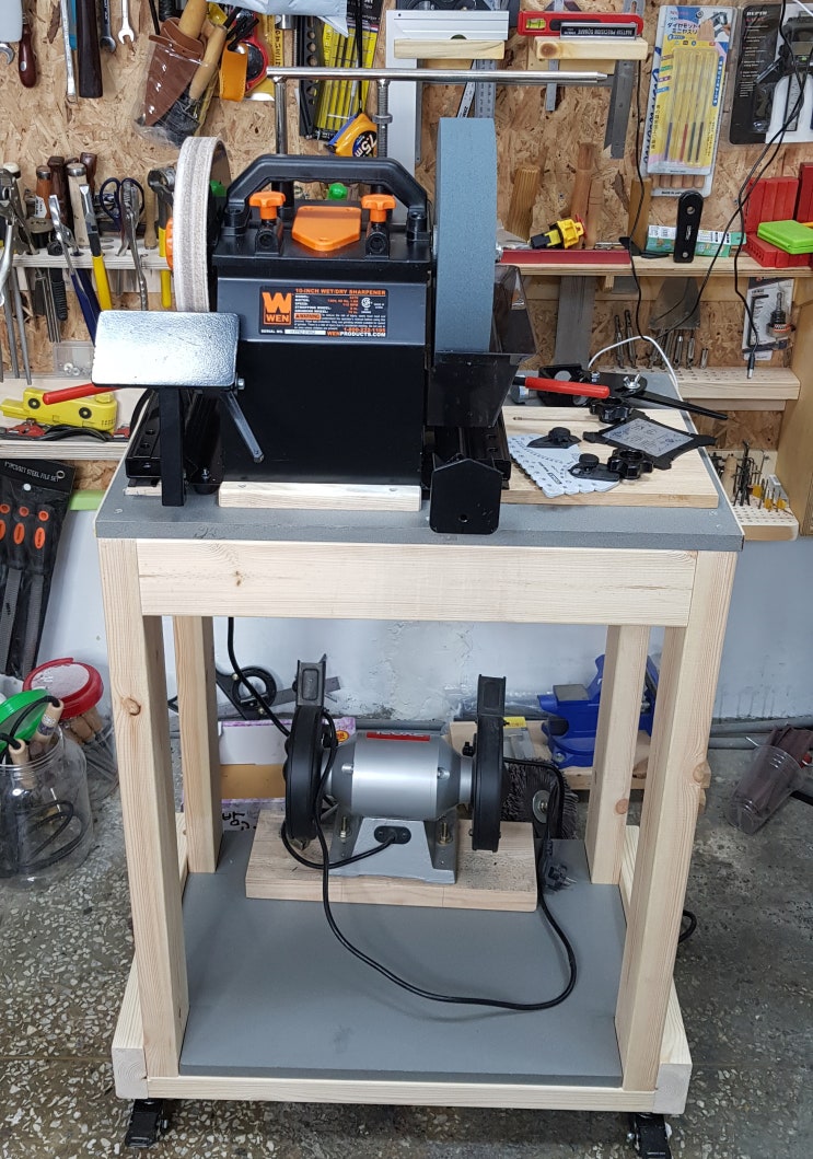WEN 4270 Sharpener & Sharpening Grinding Jig kit setup : 네이버 블로그