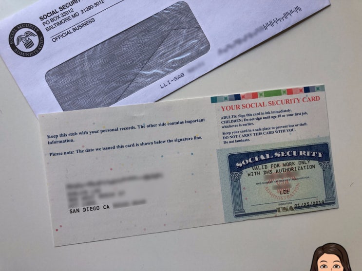 [20190128 미국/ 샌디에고] SSN // Social Security Number : 네이버 블로그