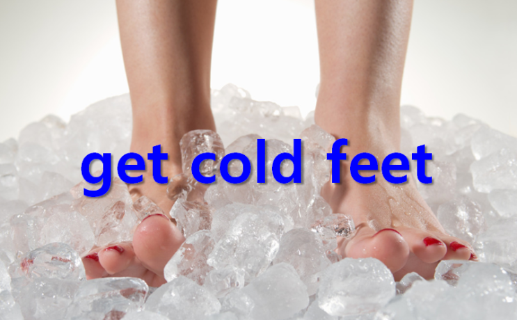 만능구어체표현 "get cold feet" (주눅들어~) : 네이버 블로그