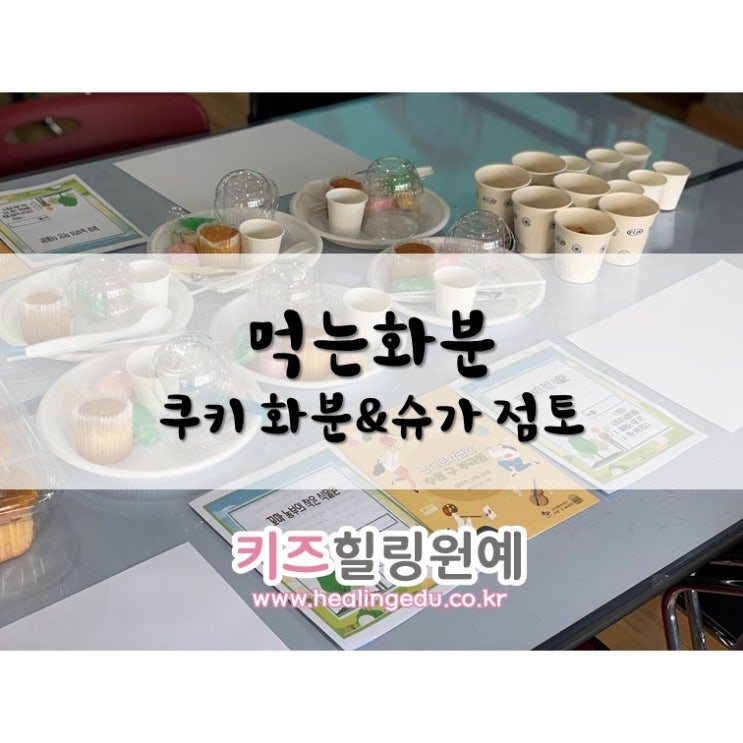 부모참여수업 먹는화분 쿠키화분 요리치료 키즈힐링원예 아동요리 전국출강 어린이집 유치원 공개수업 용인유치원 파주