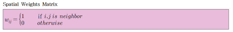 [공간 통계] 3. Spatial Weights Matrix : 네이버 블로그