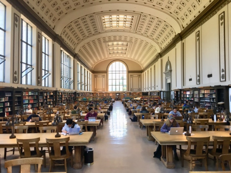 미국 도서관(18): 미국 4대 대학도서관 UC 버클리 대학 도서관(UC Berkeley, Doe Memorial Library ...