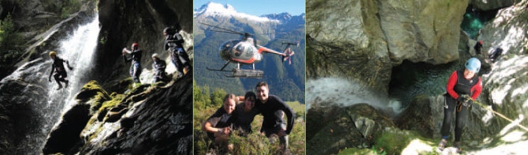[뉴질랜드남섬] GDTOUR Wanaka Canyoning Step it up! Wai-rata Heli-Canyon! 와나카 ...