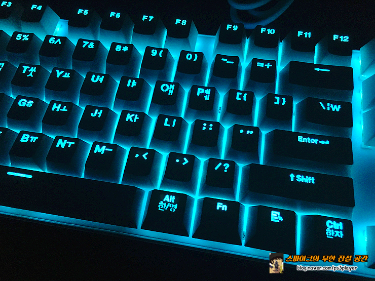 가성비 기계식키보드 COX CK450 : 시원시원한 블루 LED가 매력! : 네이버 블로그