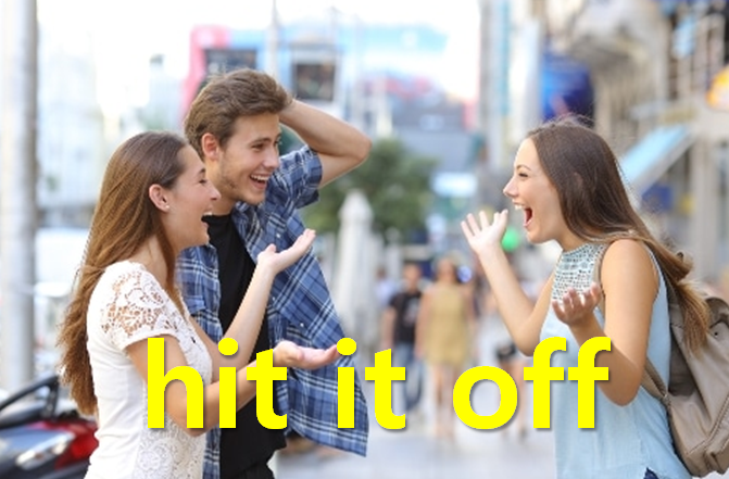 만능구어체표현 "hit it off" (죽이 잘 맞아~) feat. /t/사운드의 약화현상 : 네이버 블로그