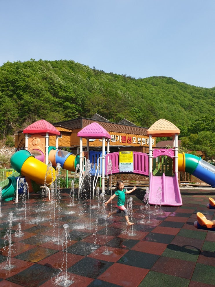 190504 6 경주 산내 전원일기 오토캠핑장 가족캠핑 콜맨터프스크린 타프400 콜맨 터프돔3025 도킹 전원일기