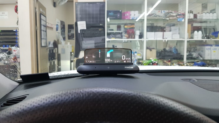 그랜저IG 헤드 업 디스플레이 허드(HUD)는 폰터스 H1000으로 추가했습니다. 대구 : 네이버 블로그