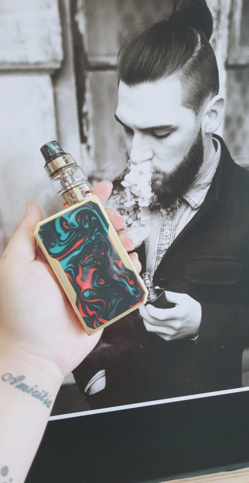 *서대문 전자담배* 이것은 포기할수없는 모드기!! VOOPOO GOLD DRAG KIT 부푸골드 드래그 두발 모드기기 ...