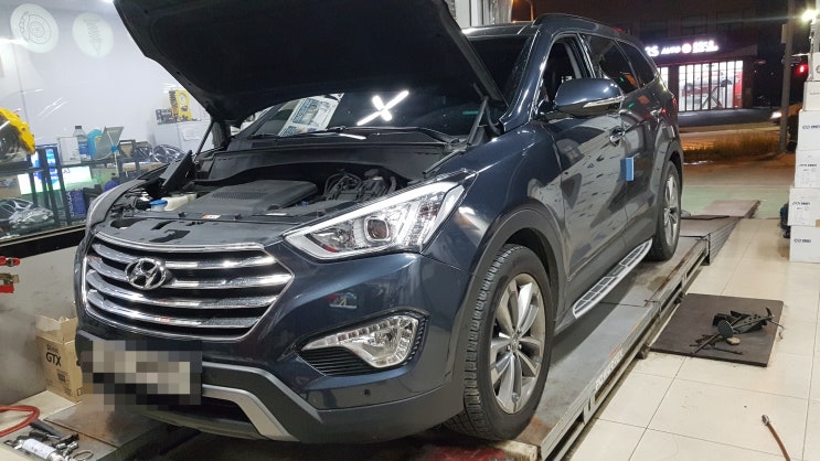 GRBs 블루 타입 / 승차감일체형서스 / 싼타페DM / SUV승차감개선 : 네이버 블로그