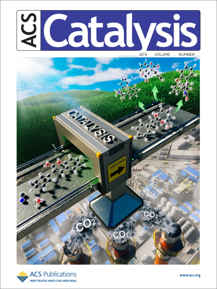 ACS Catalysis 논문표지그림, 저널커버이미지 제작 : 네이버 블로그