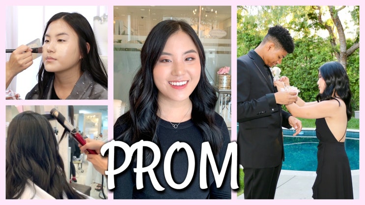 프롬 같이 준비해요. 미국 고등학생 파티 화장과 헤어LA 코리아타운 아뜨리에 미용실에서 PROM GRWM : 네이버 블로그