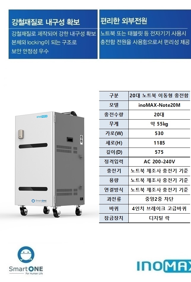 스마트원 노트북충전보관함 inoMAX- NOTE20M 부산 남명 초등학교 설치 후기 : 네이버 블로그