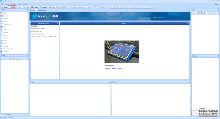 [Nextion HMI 강의] 4강 - 신규 HMI 프로젝트 생성 및 실행 : 네이버 블로그