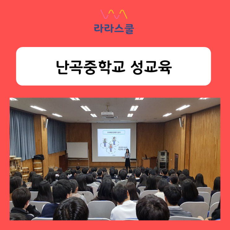 라라 스쿨 성교육 난곡중학교 성교육 강사 네이버 블로그