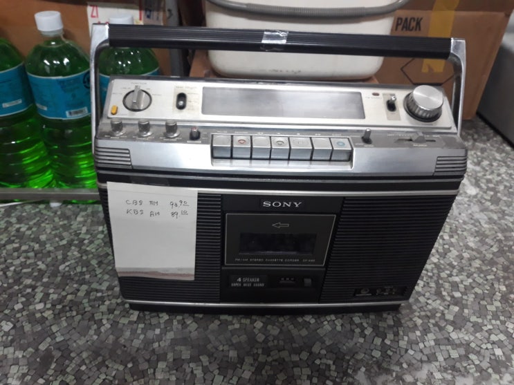 붐박스 SONY CF-580 CF-3800 : 네이버 블로그