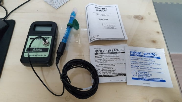 [물생활팁] [용품] 핀포인트 pH 모니터(Pinpoint pH monitor) 개봉기 // pH측정기 관련팁 포함 : 네이버 블로그
