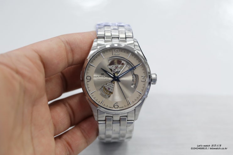 해밀턴 재즈마스터 오픈하트 (OPEN HEART) 샴페인 골드 42mm H32705121 스와치그룹 코리아 정품 : 네이버 블로그