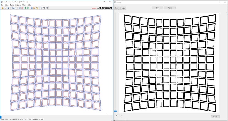 Galvanometer+F-theta lense image distortion correction : 네이버 블로그