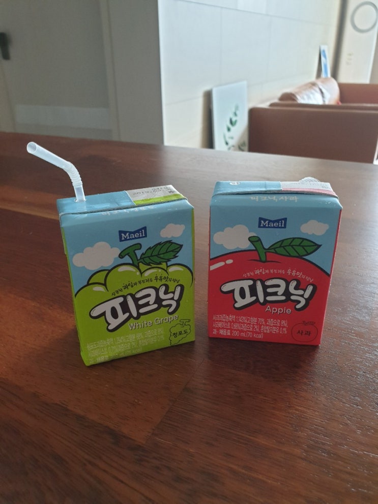 매일 피크닉 음료수 청포도 And 사과 네이버 블로그