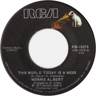올드 팝 ♪ -- Morris Albert ~~~ This World Today Is A Mess 【 한/영 가사 해석 = 2편 ...