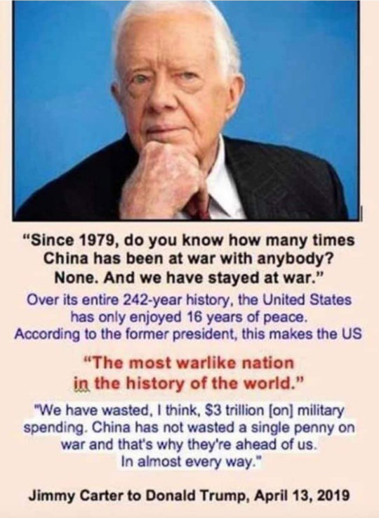 친중 지미카터 Jimmy Carter "China's ahead of US in almost every way." : 네이버 블로그