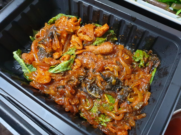 GS25 하하&김종국 야채곱창볶음 후기, 편의점 혼술안주 리뷰 : 네이버 블로그