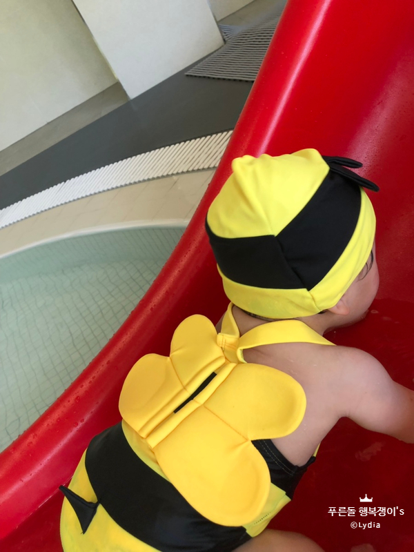 첫 수영/아파트커뮤니티수영장오픈/꿀벌수영복 : 네이버 블로그